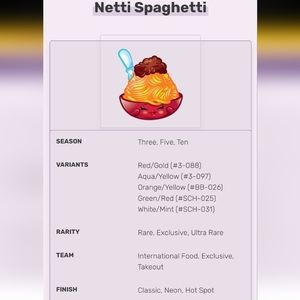 Shopkins | Toys | Shopkins S3 Toy Figure Rare Netti Spaghetti | Poshmark